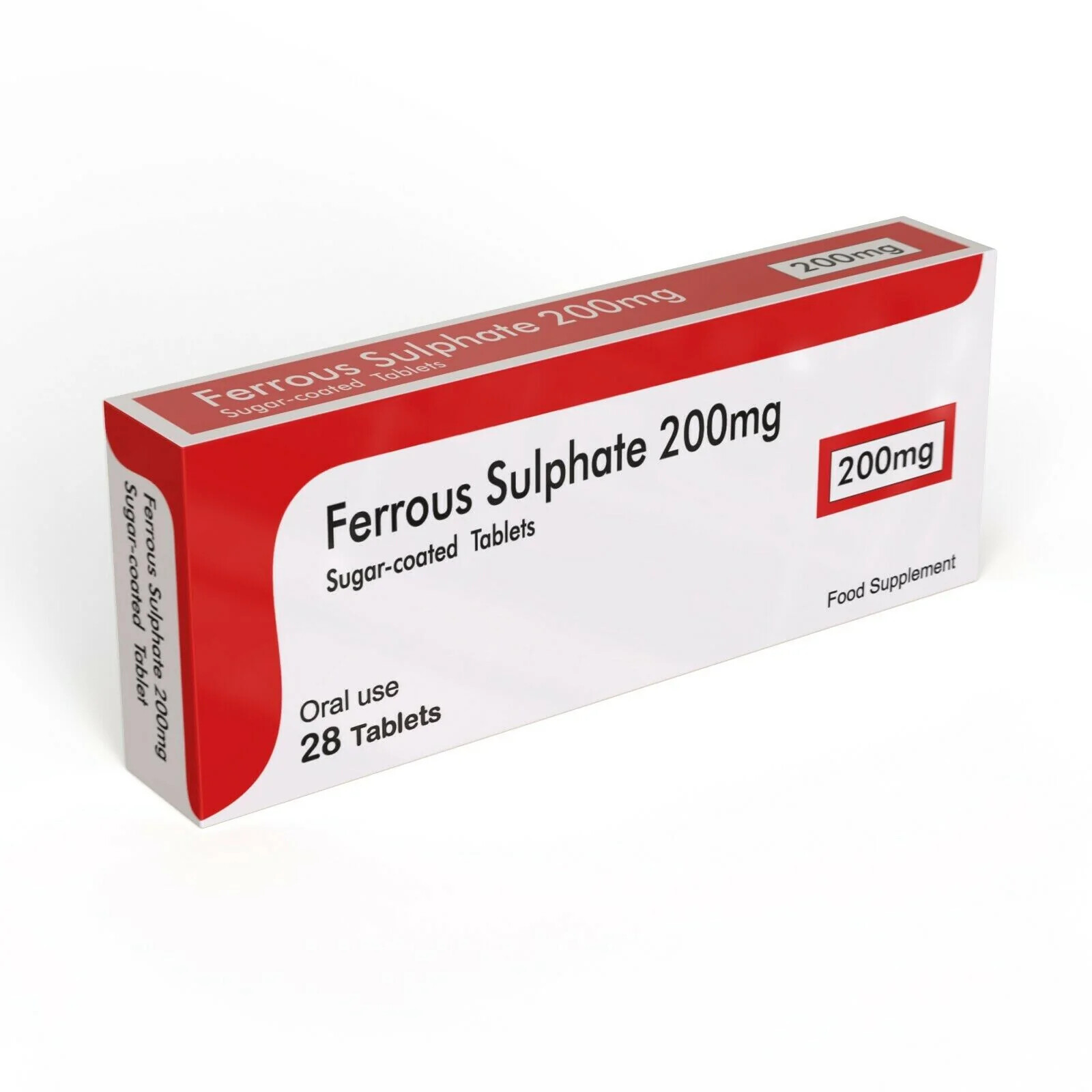 Ferrous Sulphate 200mg Tablets x 28 - Iron Supplement Tablets | Anemia ...