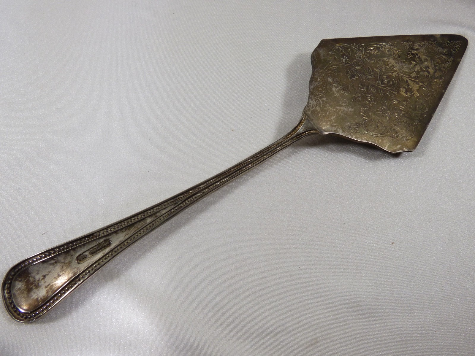 Vintage Large Silver Plated Italy food pie cake server | eBay