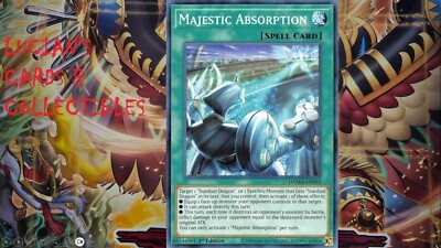 A503 YUGIOH SPELL CARD MAJESTIC ABSORPTION DAMA-EN052 | eBay
