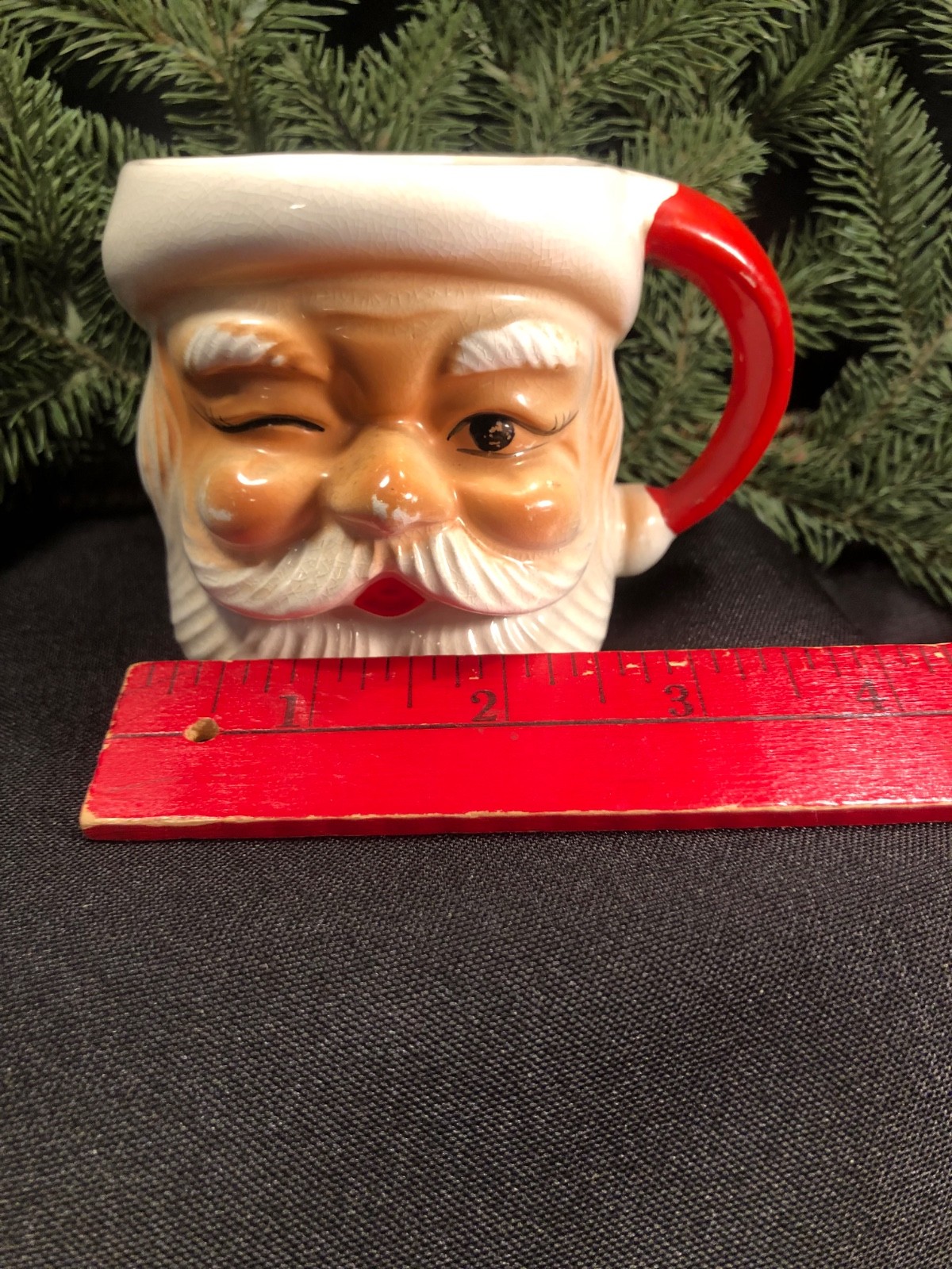 Vintage Christmas~ Winking Santa Face Mug~ Ceramic Mug~ Japan | eBay