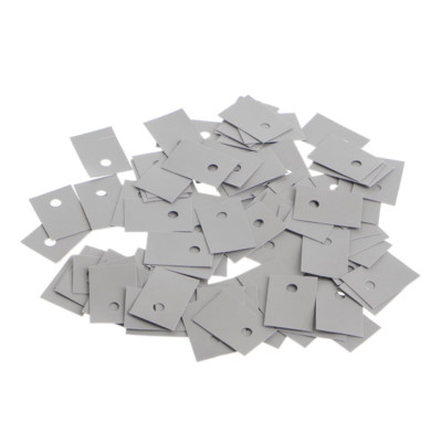 100PCS NEW TO-220 Insulation Pads Silicone Heatsink Shim for Laptop GPU ...