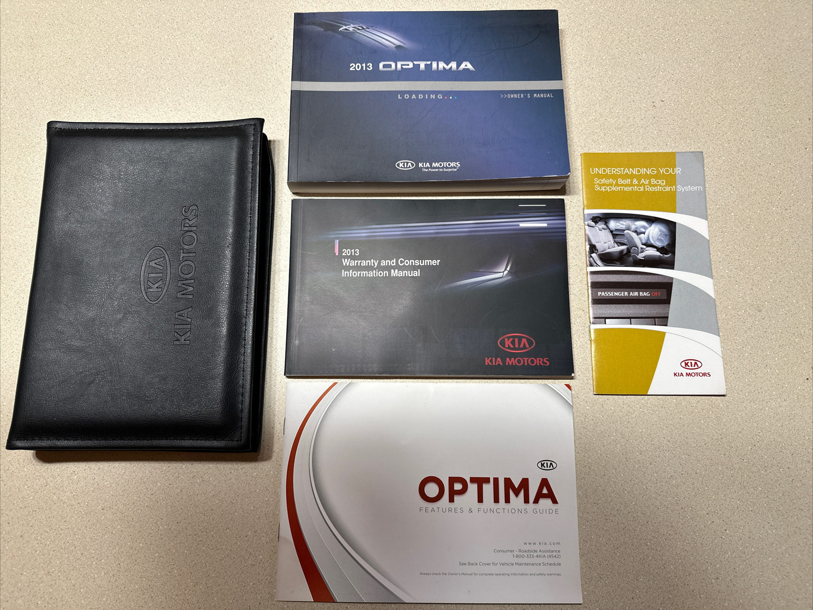 2013 Kia Optima Owner's Manual w/ Case | eBay
