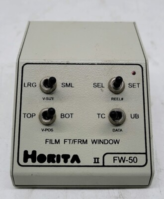 Horita II FW-50 SMPTE Time Code Generator/Reader / NO POWER ADAPTER | eBay