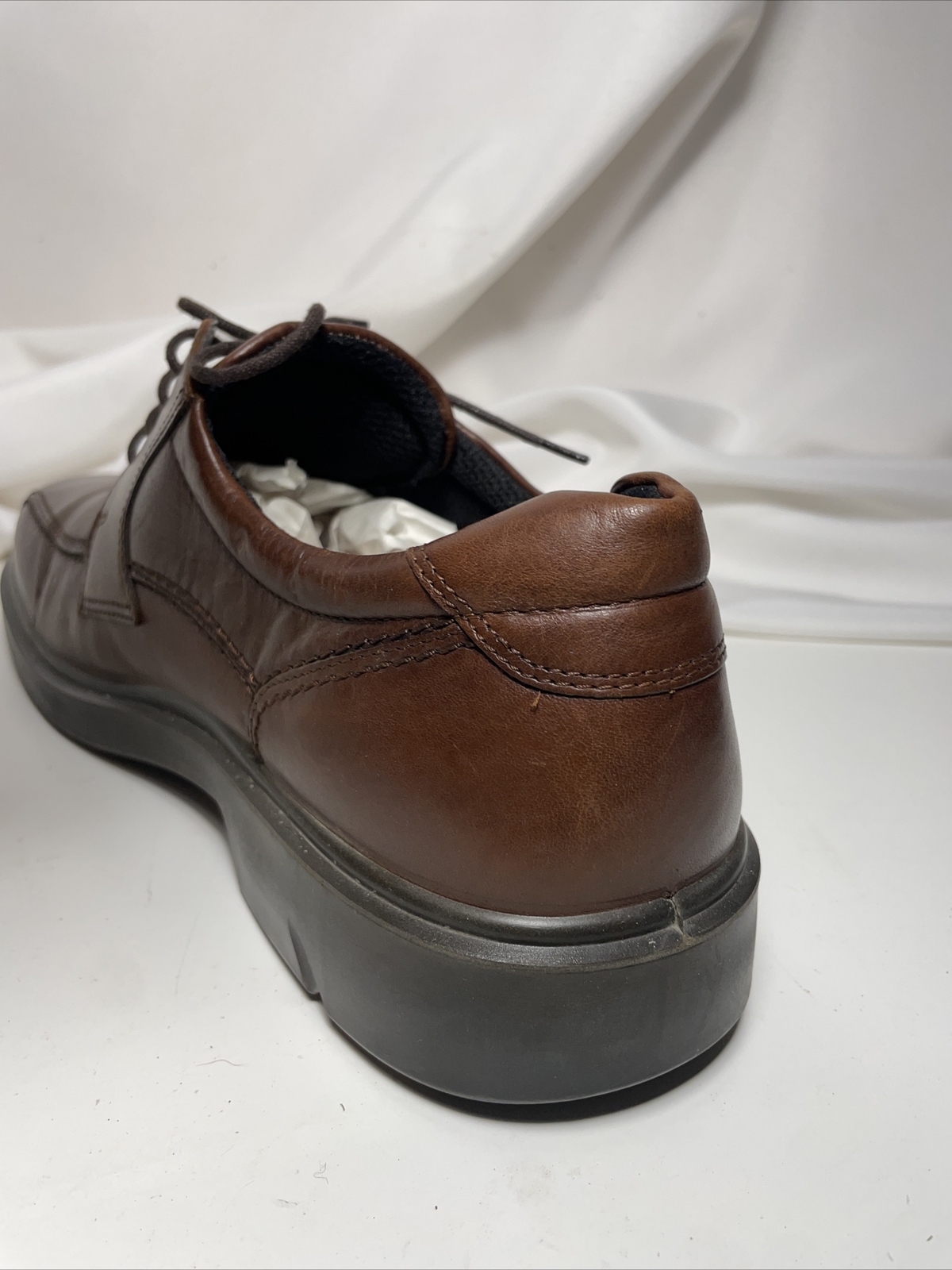 Ecco Mens Shock Point Walker 234567 Brown Leather Lac… - Gem