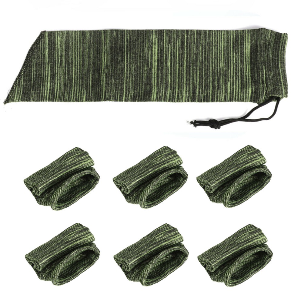 6Pcs 14 inch Silicone Gun Socks Treated Sleeve Shooting Cover for Gun ...