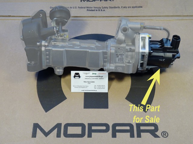 Dodge RAM 1500 Grand Cherokee EcoDiesel 3.0 EGR Cooler Mopar 68239570AC ...