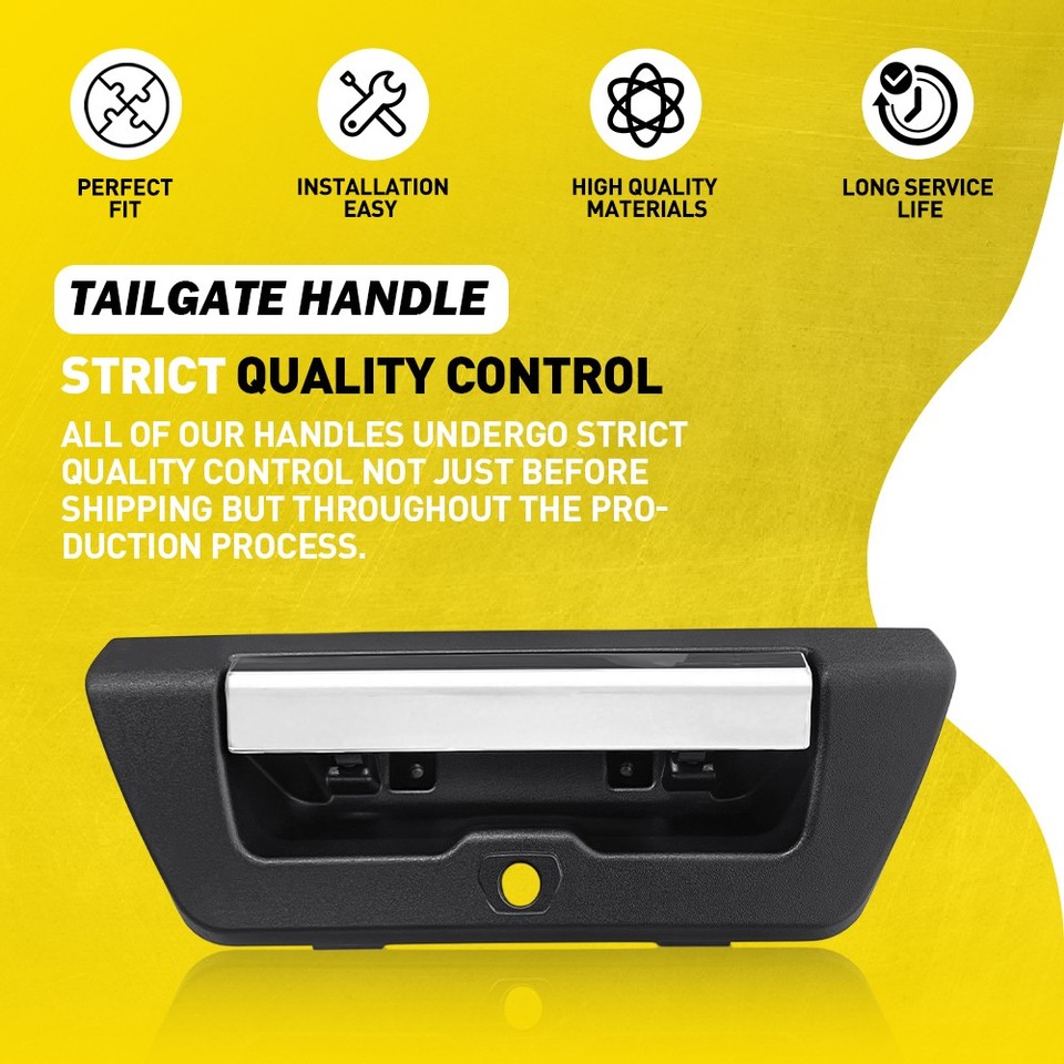 Tailgate Handle Liftgate Latch Handle w/Camera Hole For Ford F-150 2015 ...