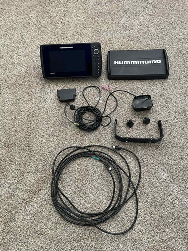 HUMMINBIRD HELIX 9 DI GPS W SUN COVER, CORDS, TRANDUCER, & GIMBAL | eBay