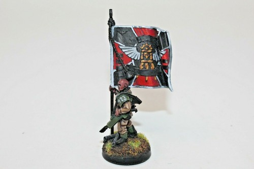 Warhammer Imperial Guard Cadian Standard Bearer Well Painted - JYS84 | eBay