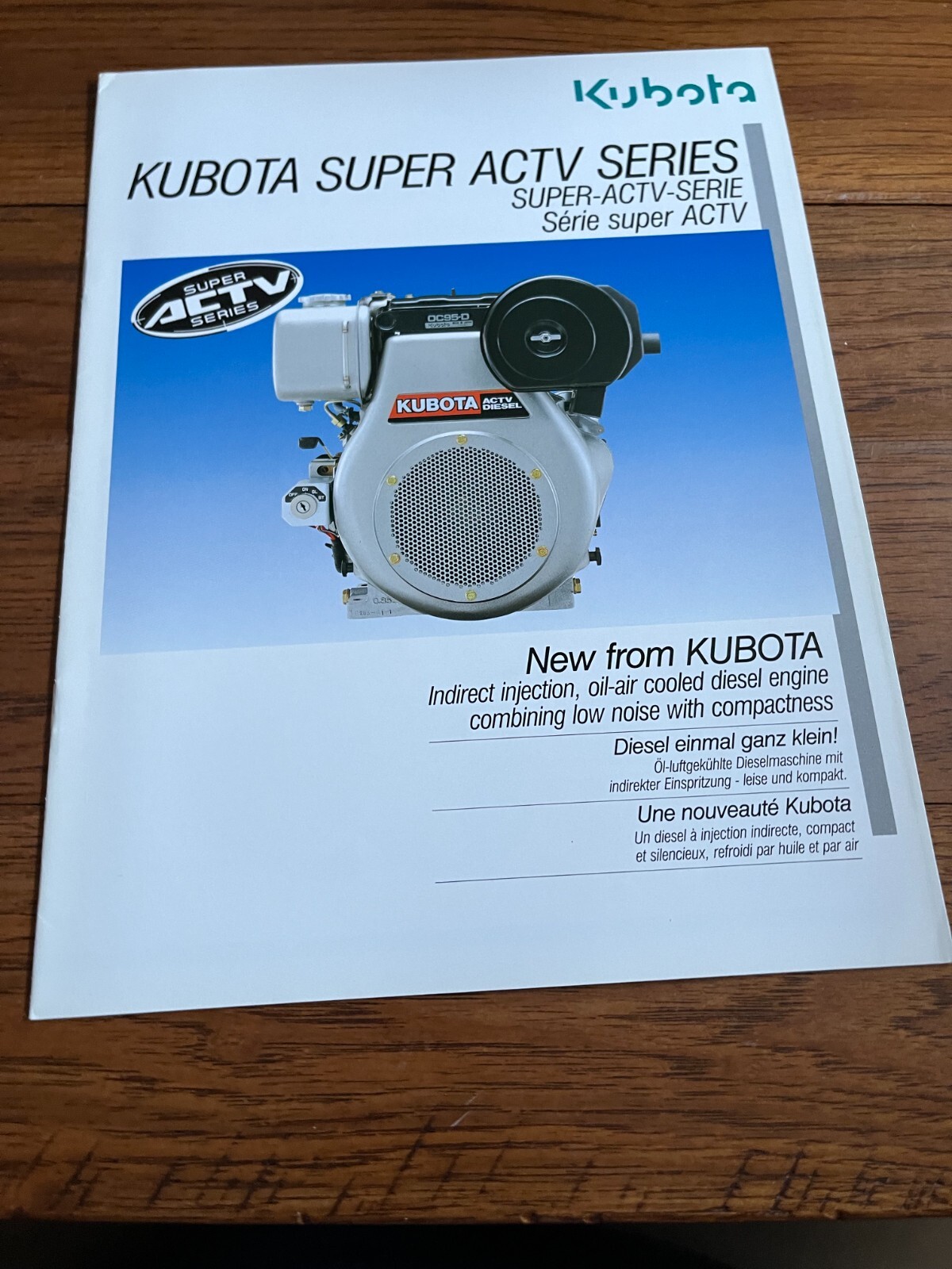 Kubota Super ACTV Series Diesel Engine Brochure FCCA | eBay