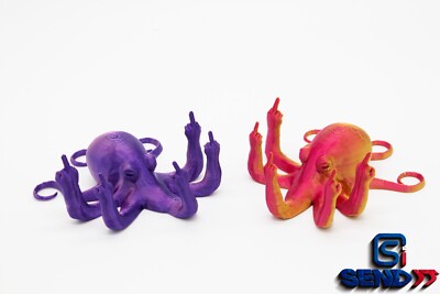 Fucktopus - Middle Finger Octopus - Rude Octopus - Prank Gift - | eBay