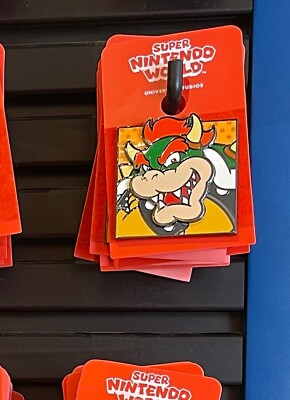 Universal Studios Hollywood Super Nintendo World Bowser Square Pin New ...