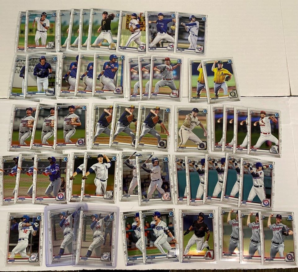 600+ Baseball Card Lot loaded with Bowman 1st, Rookies, Chrome ...