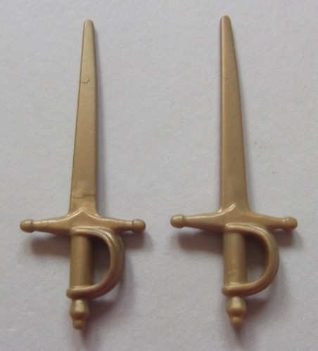 21177, 2x sword, sword, floret, soldiers, pirates, old gold | eBay