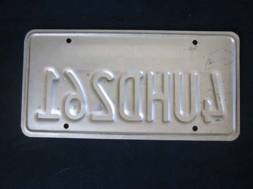 California License Plate Cursive Lipstick 4HUD261 HUD car auto truck ...