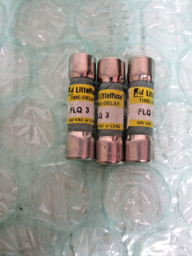 NEW LOT OF 3 Littelfuse FLQ-3 Fuse | eBay