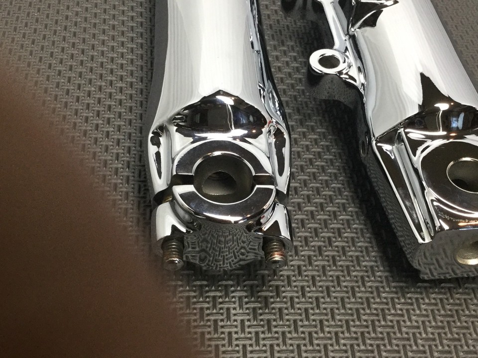 Harley FXST Fork legs SOFTAIL FXSTI 2000 -06 G593 CHROME Dyna Sliders ...