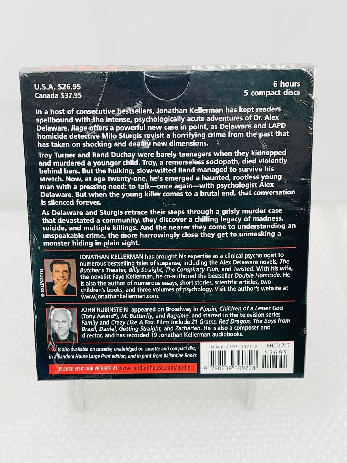 Alex Delaware Ser.: Rage by Jonathan Kellerman (2005, Compact Disc, Abridged edition) for sale ...