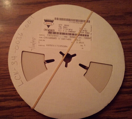 Lot of 5000 ?: Vishay Dale CRCW0805 3K01 Resistors | eBay