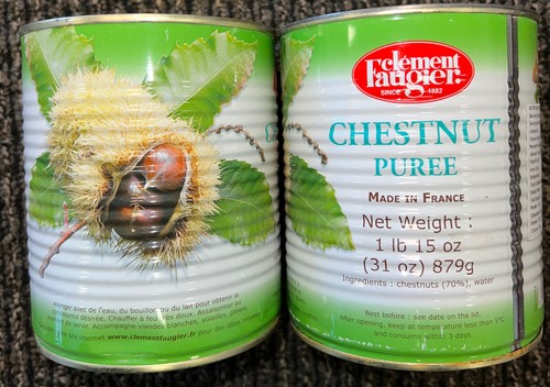 Clement Faugier Chestnut Puree 2-pack can 31oz 879g 07/26 | eBay