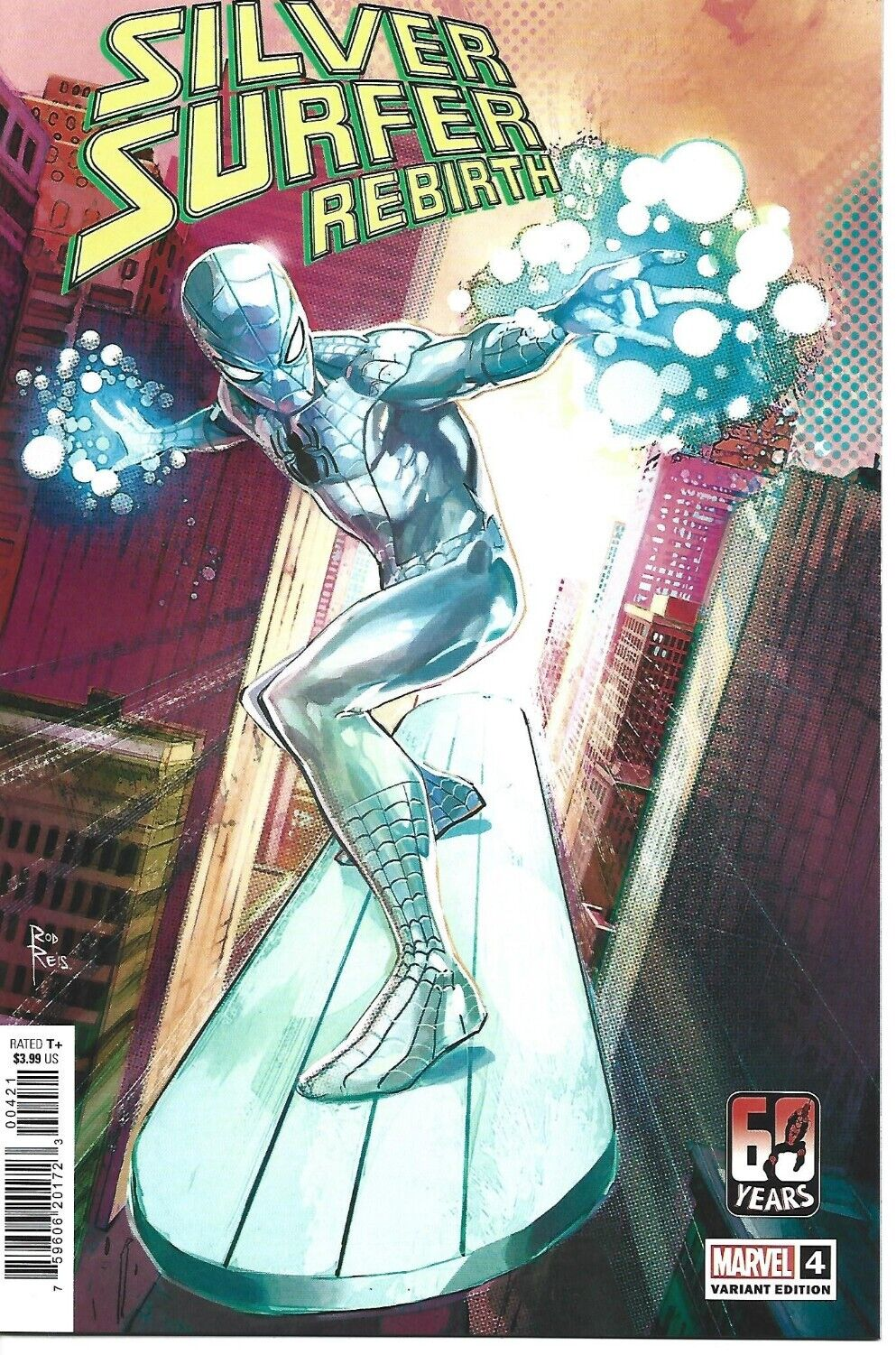 SILVER SURFER REBIRTH #4 ROD REIS VARIANT MARVEL COMICS 2022 NEW UNREAD ...