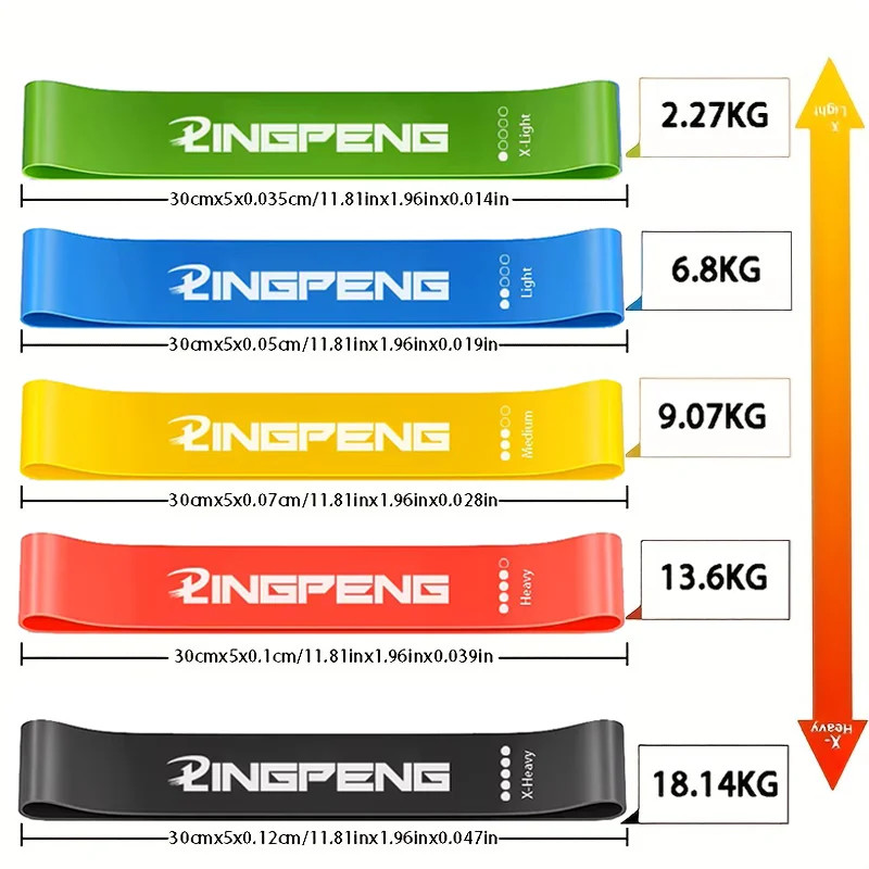 Resistance Loop Exercise Band fitness bands for Home Stretching ...