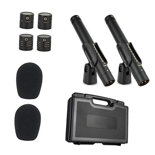 CM2 Professional Instrument Mic, Stereo Pencil Condenser Microphone Kit ...