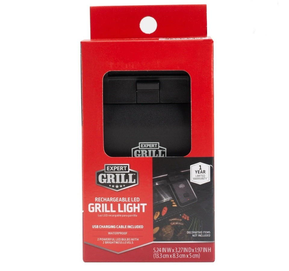Expert Grill LED Rechargeable BBQ Grill Handle Light for Barbecue ...
