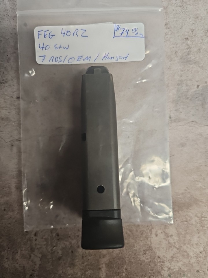 FEG 40RZ .40 S&W 7 rd Magazine 🇭🇺 Factory Original OEM 40 RZ clip Rare ...