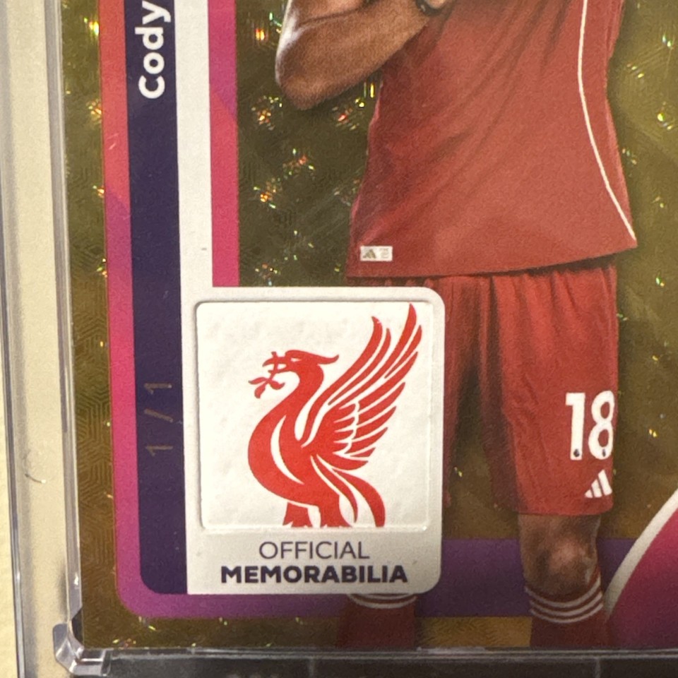 topps premier league 2026 1/1 Cody Gapko player worn relic | eBay
