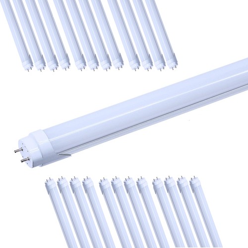 22W G13 4' LED Shop Light Bulbs 6000K Single-End 25Pack T8 LED Tube ...