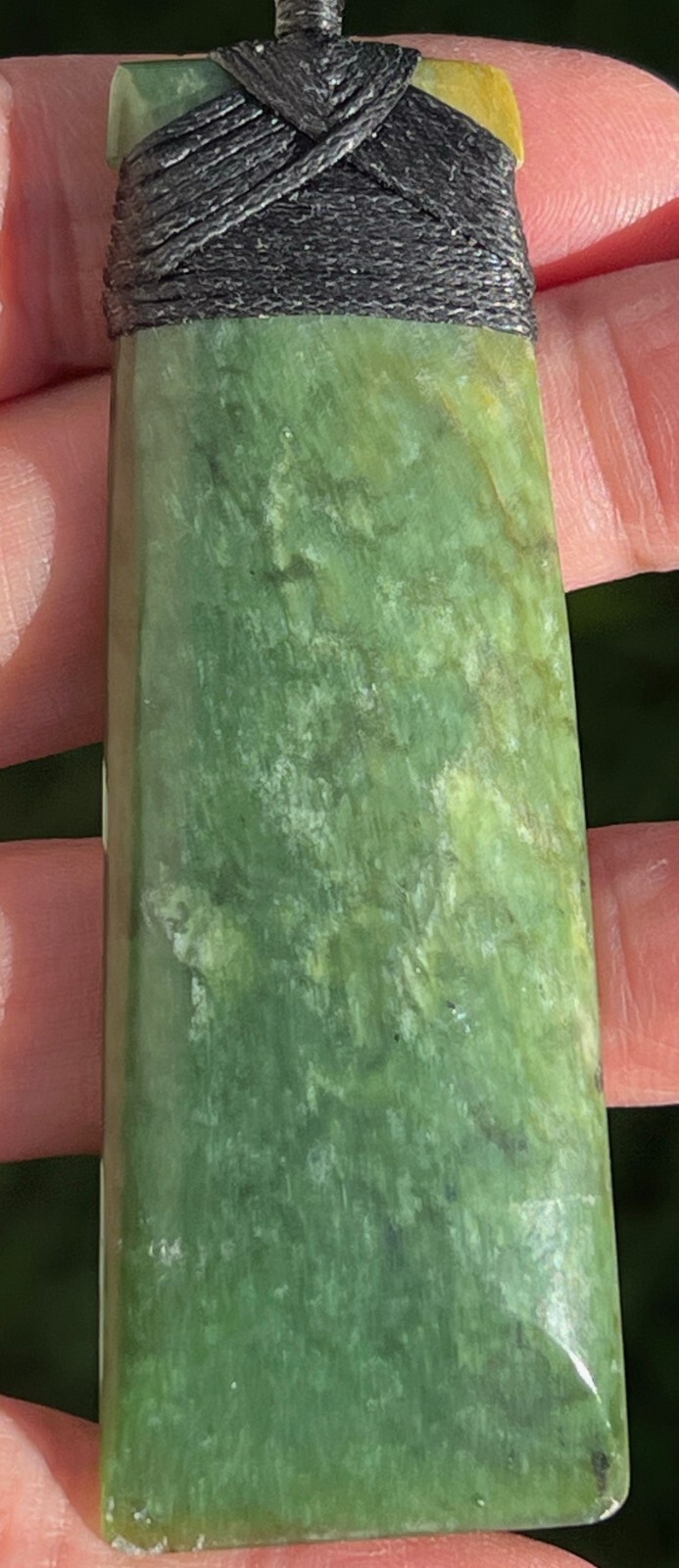 Genuine New Zealand Maori Greenstone Green Thin Marsden Toki | eBay ...