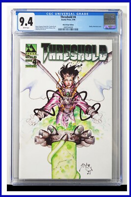 Threshold #4 CGC Graded 9.4 Avatar May 1998 Black Reign Edition Comic ...