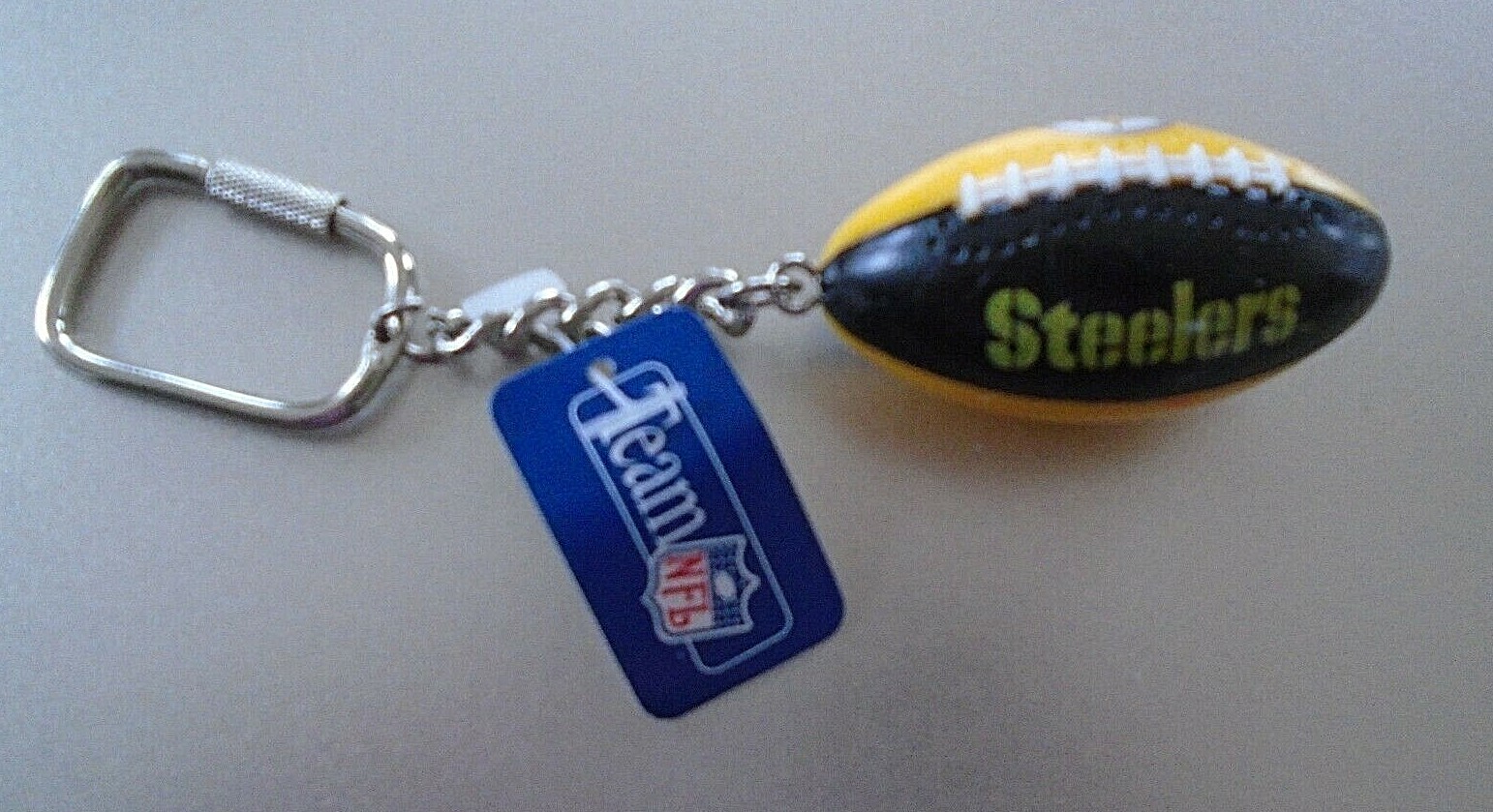 Team NFL Pittsburgh Steelers Miniature Football Lil' Sports Brat Key ...