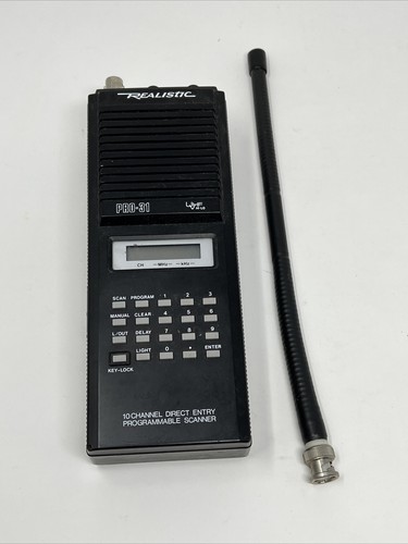 Realistic 10 Channel Direct Entry Programmable Scanner PRO-31, Tested ...