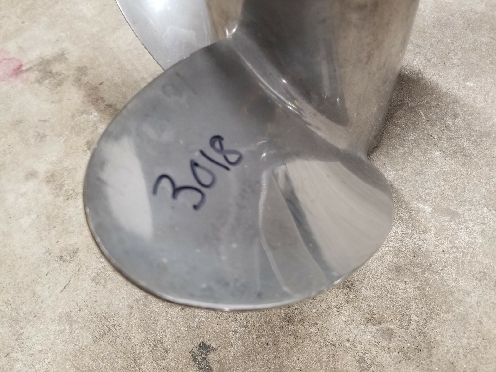 COUNTER ROTATING 13 7/8" X 21P MERCURY LASER 2 SS PROPELLER, 48-16545 ...