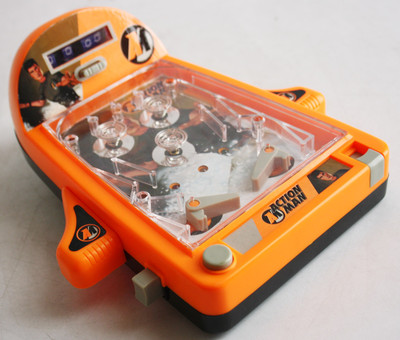 RARE VINTAGE 90'S ACTION MAN ELECTRONIC FLIPPER PINBALL LIGHT & SOUND ...