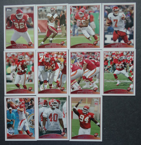 2009 Topps Kansas City Chiefs Team Set of 11 Football Cards | eBay