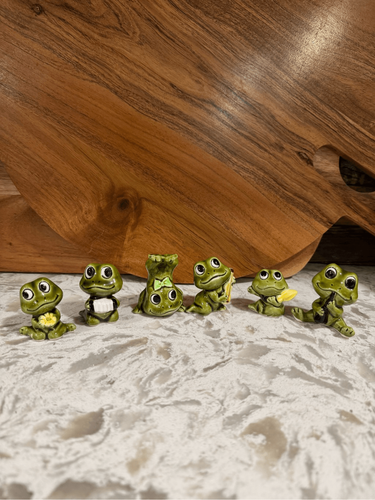 6 Vintage Neil The Frog Sears Roebuck Figurines Rare Find Excellent ...