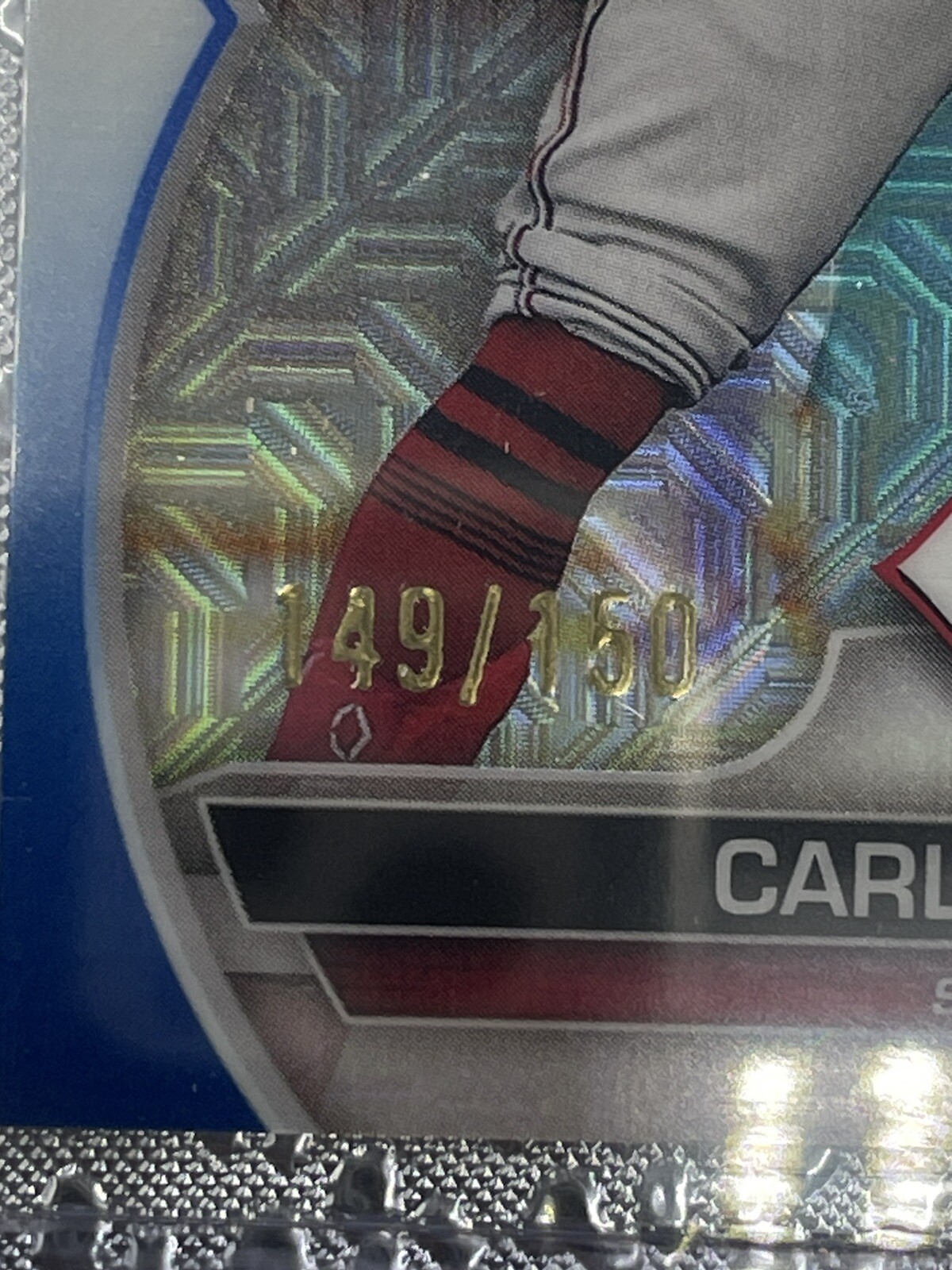 Carlos Jorge Blue Mojo Refractor /150 - 2023 1st Bowman Chrome Mega Box ...