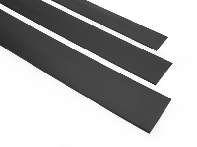 PVC Flat Bar Anthracite 2.48 m Durable in Multiple Sizes trim ...