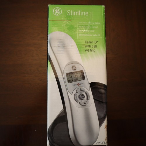 GE Slimline Corded Caller ID Phone Model 29265EE1-A Tested Works Fine ...