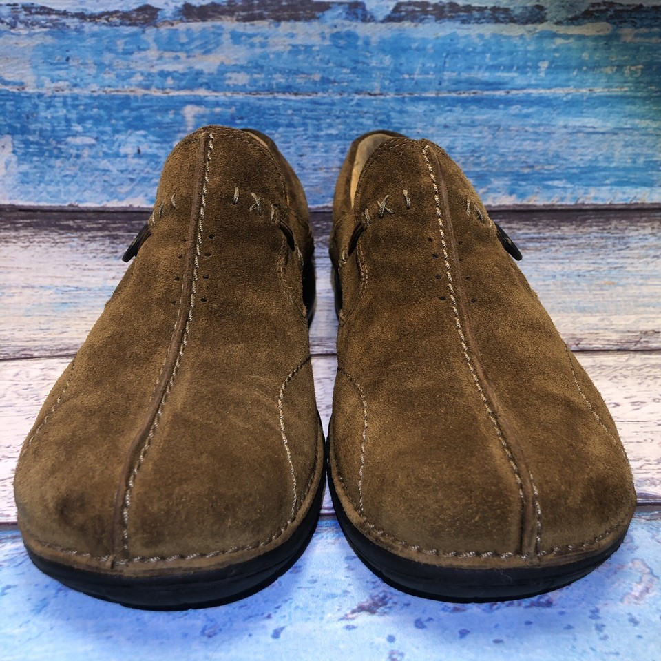 UN Structured Clarks Light Brown Suede Leather Shoes 11 M | eBay