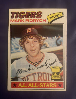1977 TOPPS #265 MARK “THE BIRD” FIDRYCH ROOKIE RC DETROIT TIGERS ...