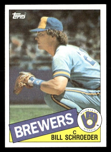 Bill Schroeder 1985 Topps Card #176 Milwaukee Brewers | eBay