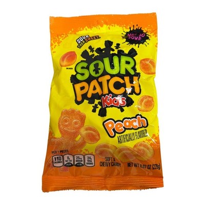 Sour Patch Kids Peach Peg Bag 102g (USA Import) | eBay UK