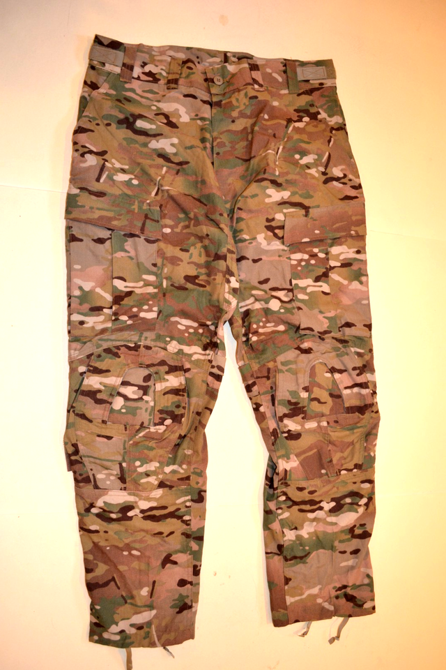 ARMY ADVANCED COMBAT PANTS W/CRYE PRECISION KNEE PADS SZ: LARGE REGULAR ...