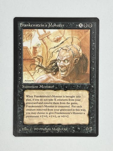 MTG FRANKENSTEIN’S MONSTER The Dark Regular NM/MT+ Magic The Gathering ...