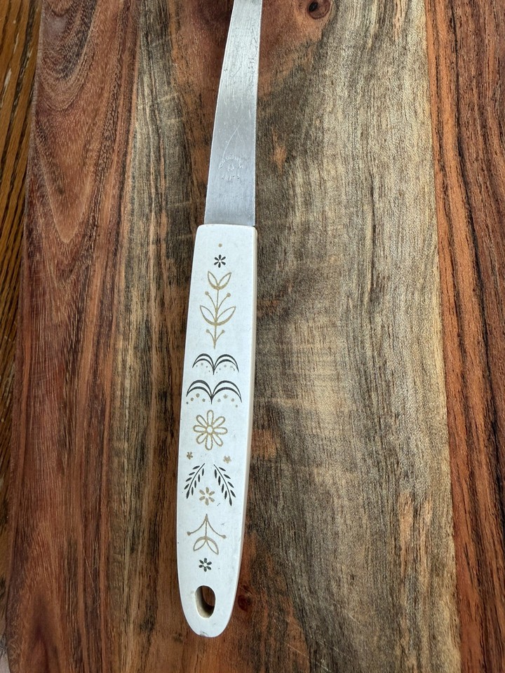 Vintage EKCO Flint Harvest Wheat Stainless Steel Serving Spoon 11" | eBay