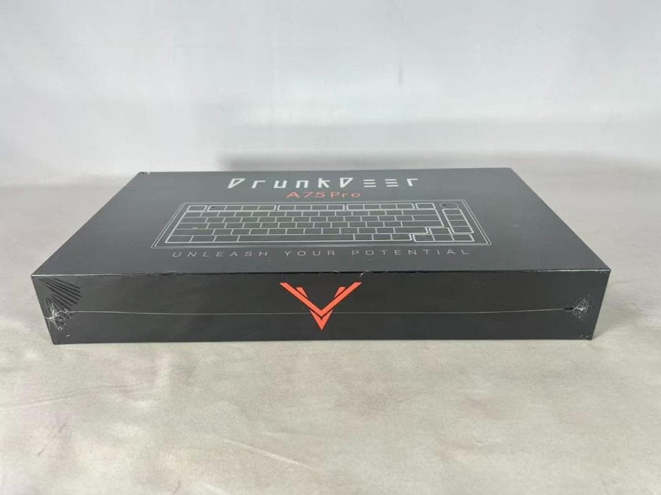 DrunkDeer A75 Pro USB Wired Gaming Keyboard Cherry PBT White Backlight ...